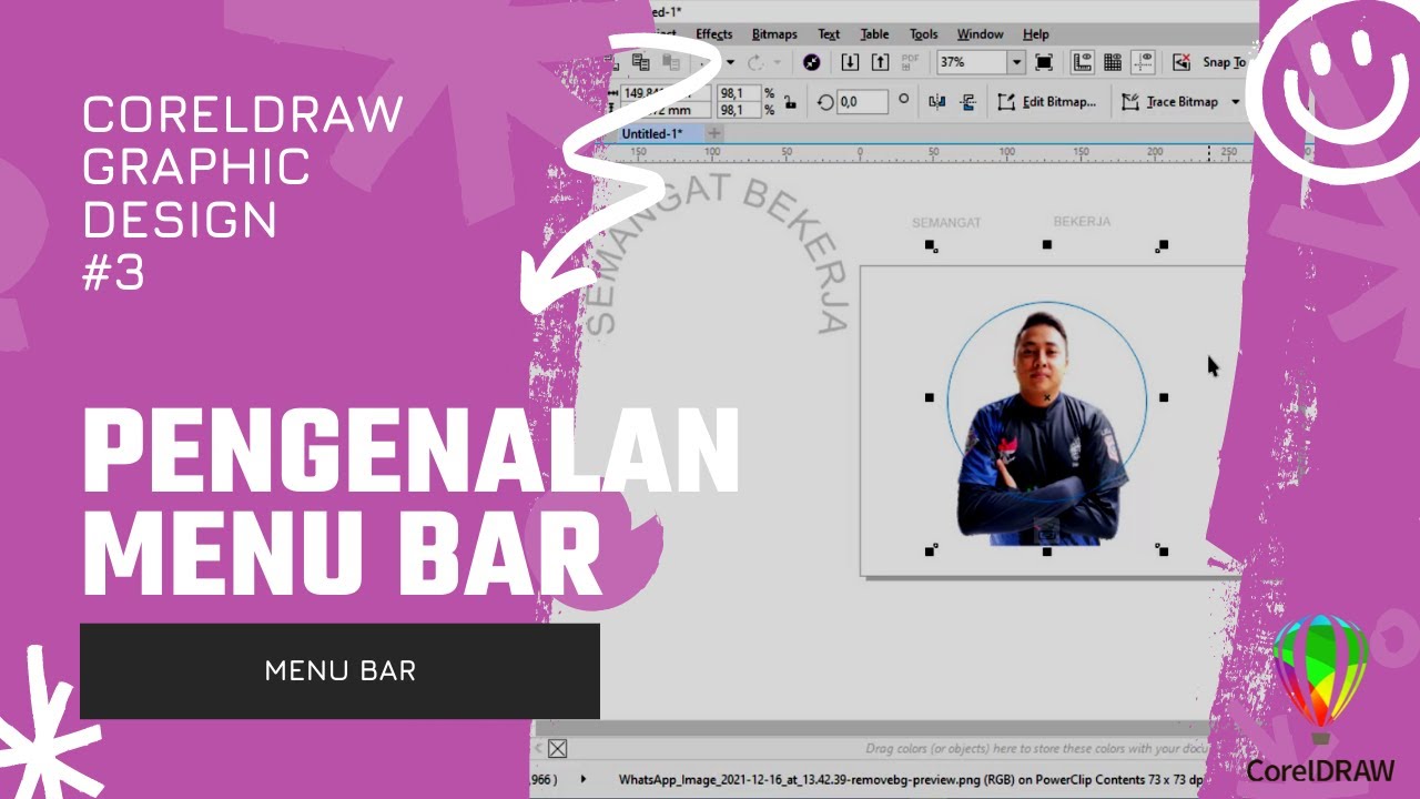 Pengenalan Menu Bar CorelDraw - YouTube