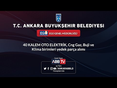 EGO GENEL MÜDÜRLÜĞÜ - 40 Kalem Oto Elektrik, Cng Gaz, Buji ve Klima Birimleri Yedek Parça Alımı