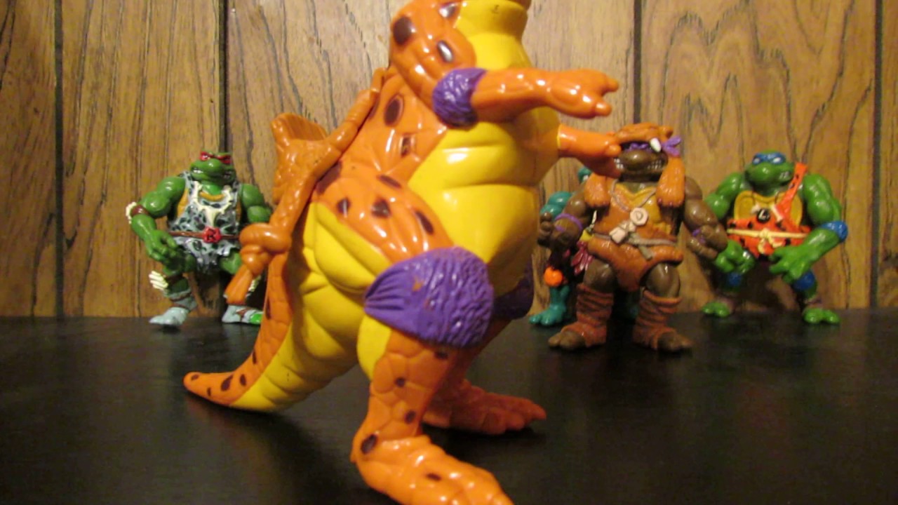 Teenage Mutant Ninja Turtles Cave Turtle Don with Trippy Tyrannosaurus ...