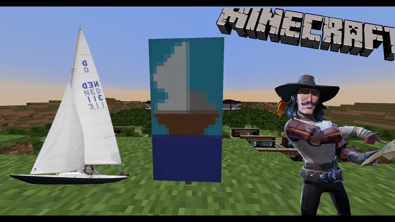 How to make a BOAT Banner in Minecraft! - YouTube