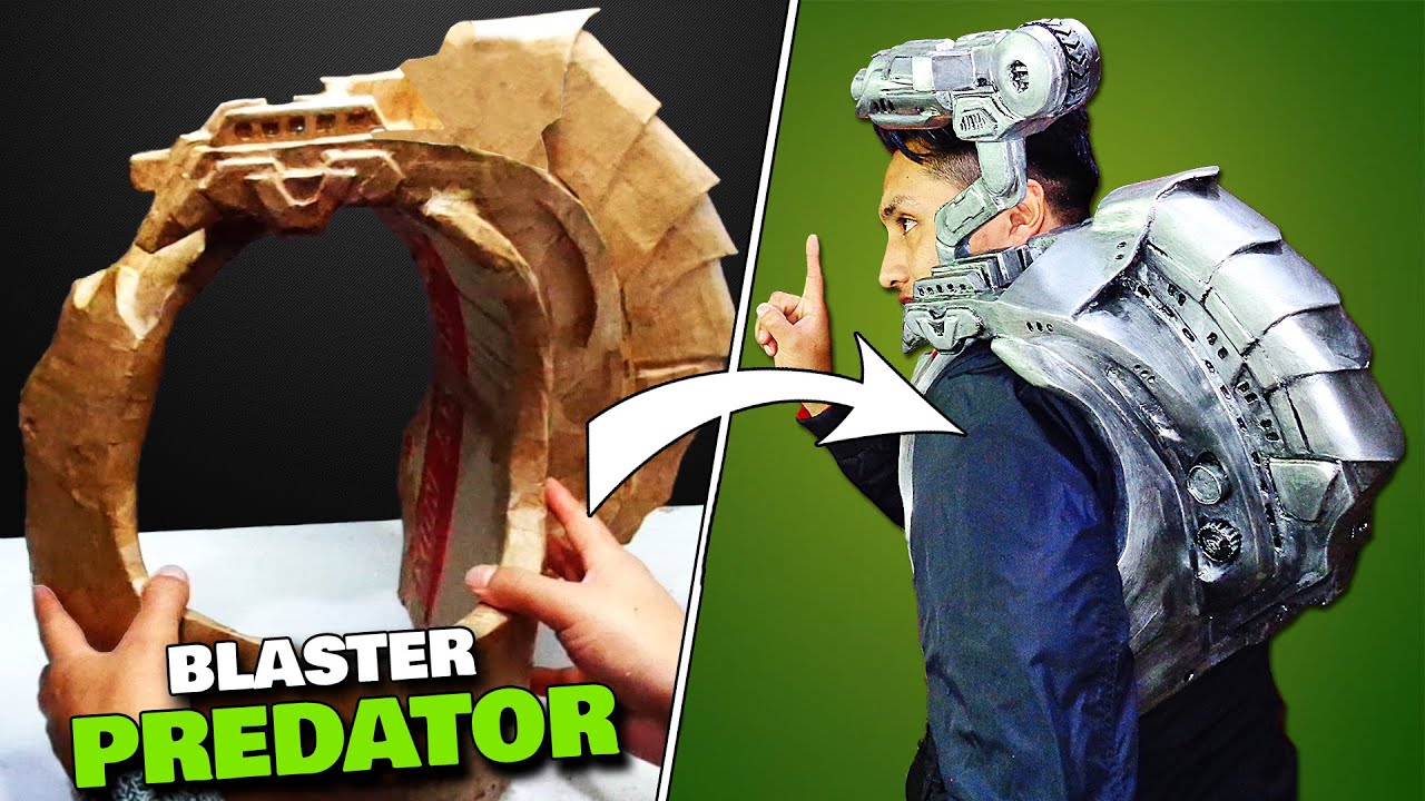 How to make Amazing Predator armor created with cardboard - YouTube