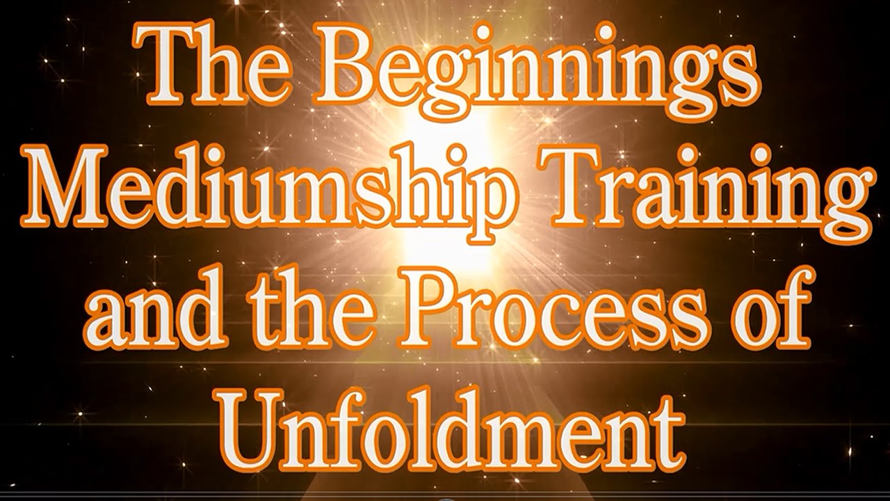 Mediumship Training and What to Expect - YouTube