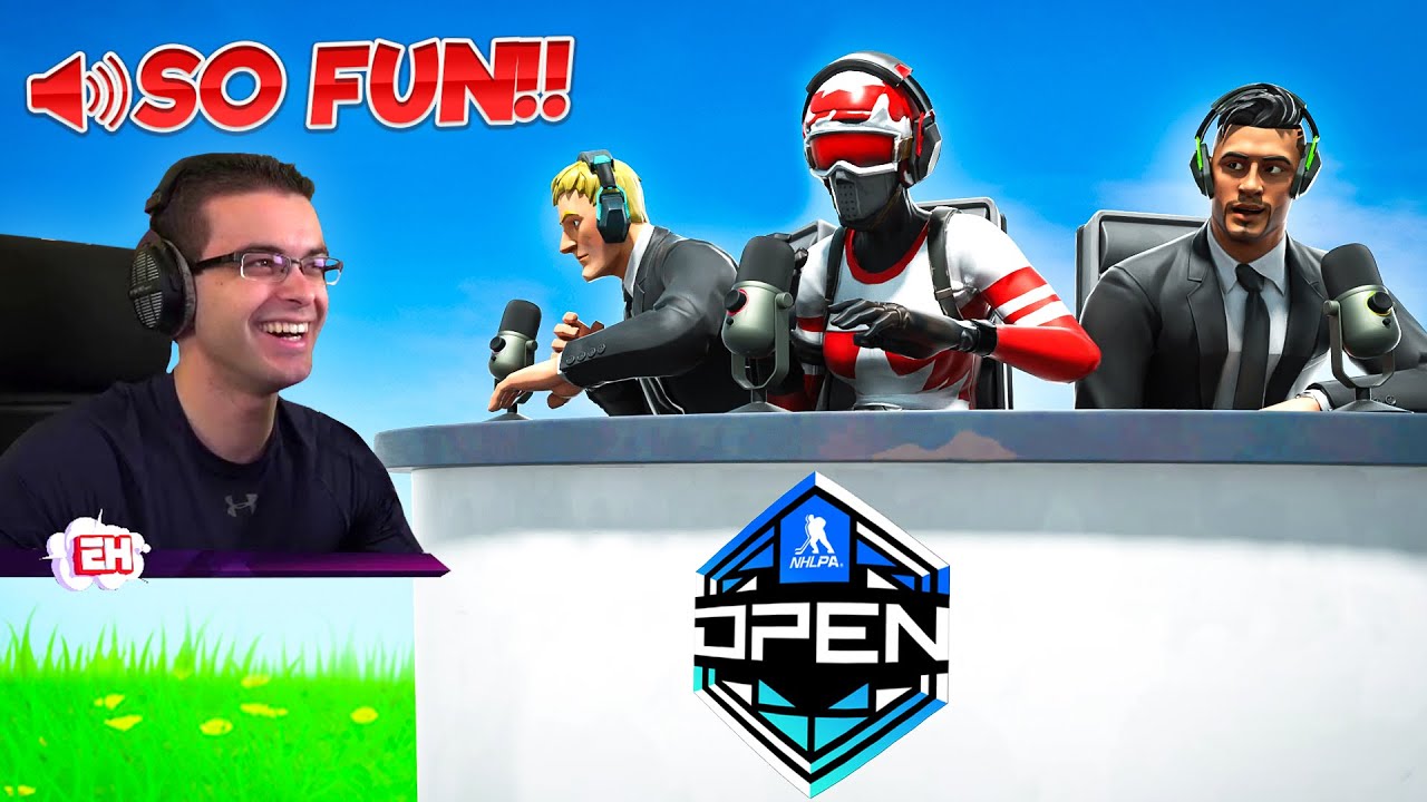 I just commentated an OFFICIAL Fortnite + NHL Tournament!! - YouTube