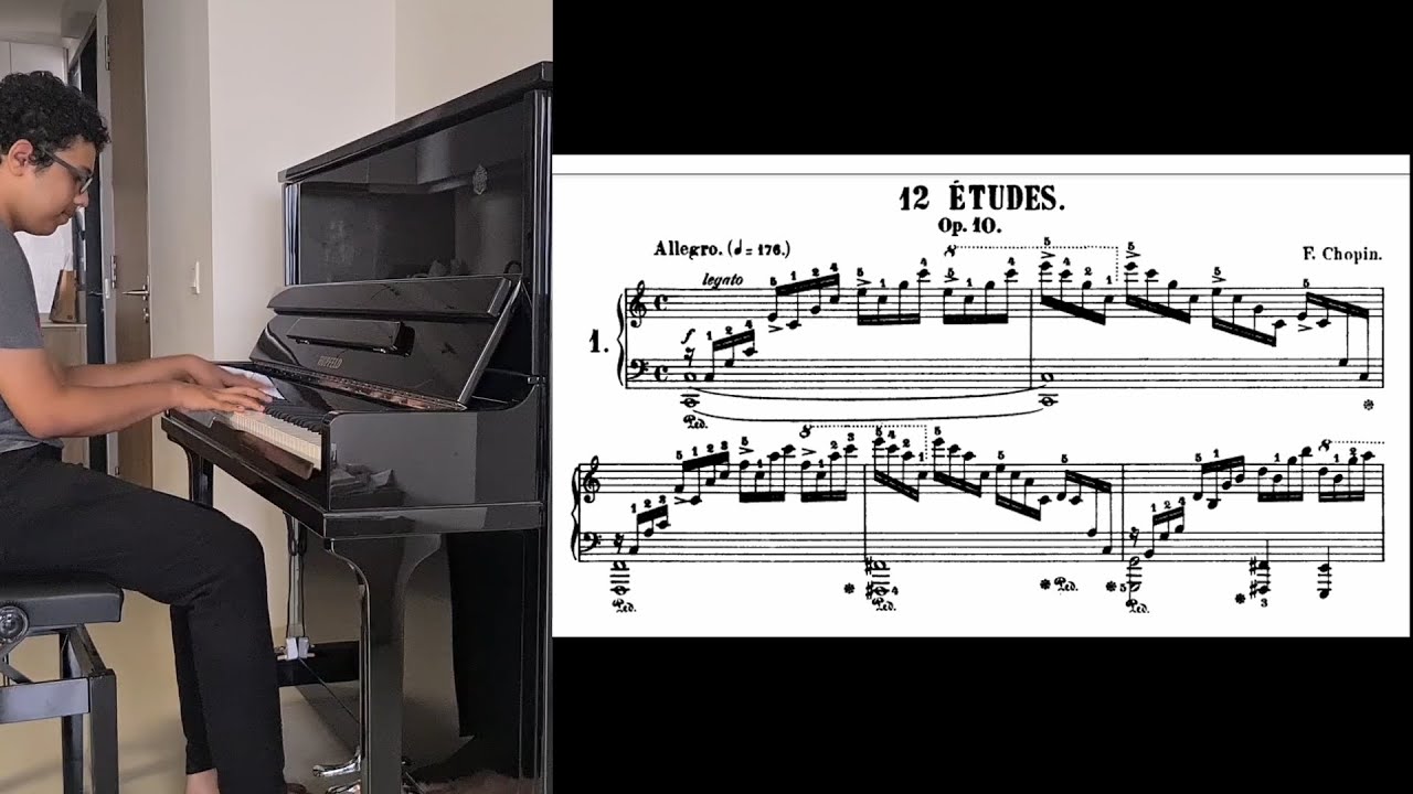 Chopin Étude Op. 10, No. 1 "Waterfall" - YouTube