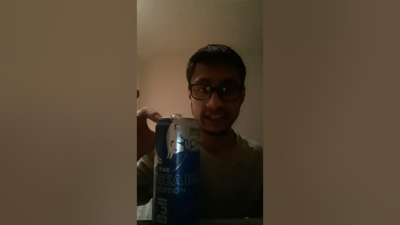 I I'm trying Redbull drink the sea blue the flavor juneberry #energydrink - YouTube