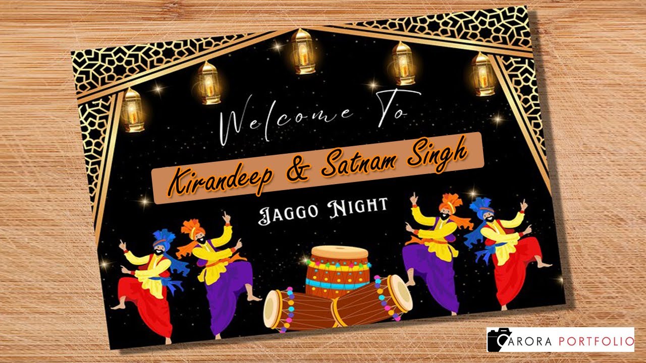 🔴Live Jaggo Ceremony Of Kirandeep & Satnam Singh || Arora Portfolio +91 ...