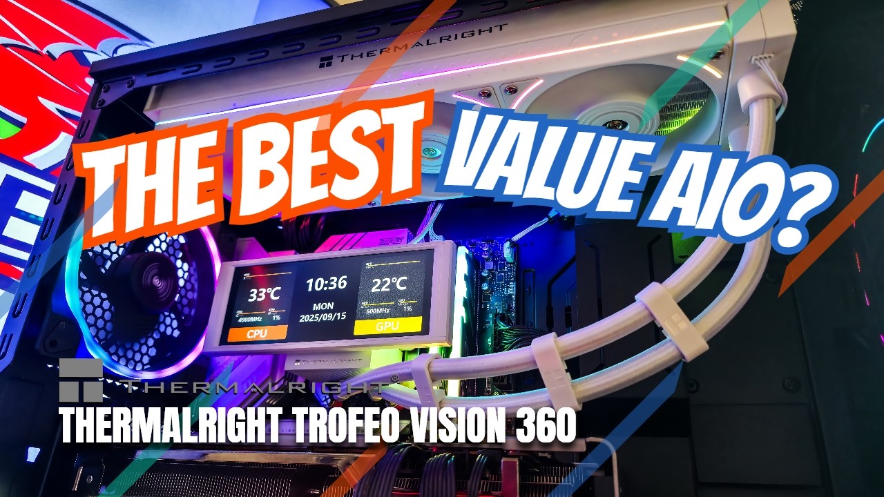 Thermalright Trofeo Vision 360 ARGB White AIO Review - Best AIO? - YouTube