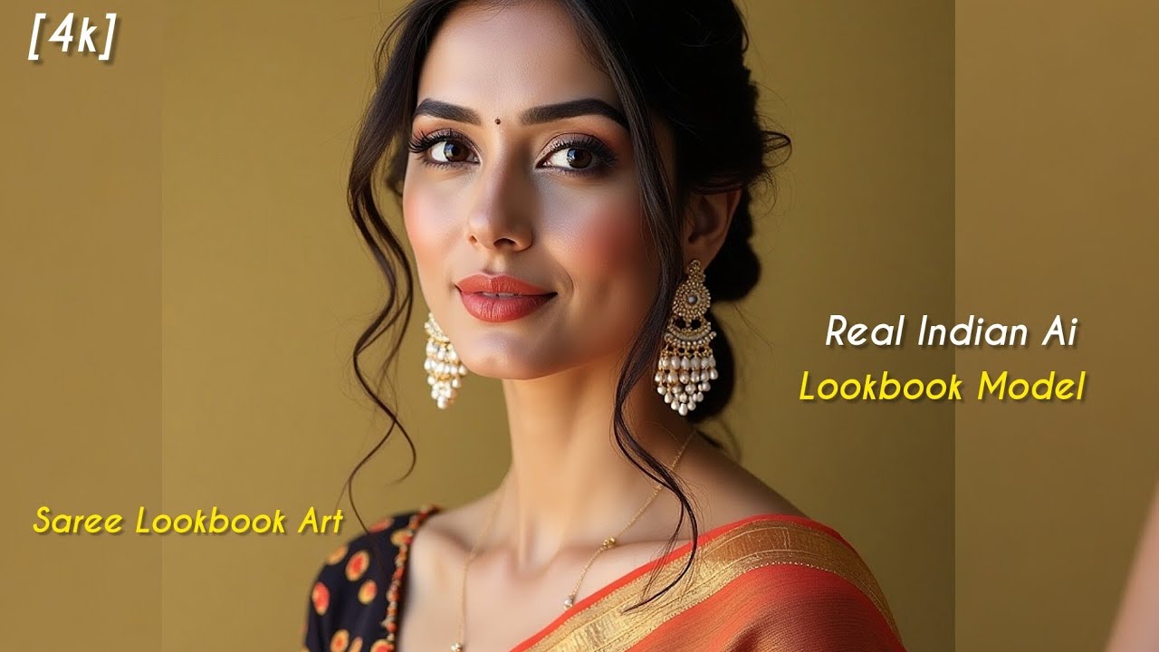 [4k] Real Indian Ai Lookbook Model - Setting on Sofa Set - Saree ...