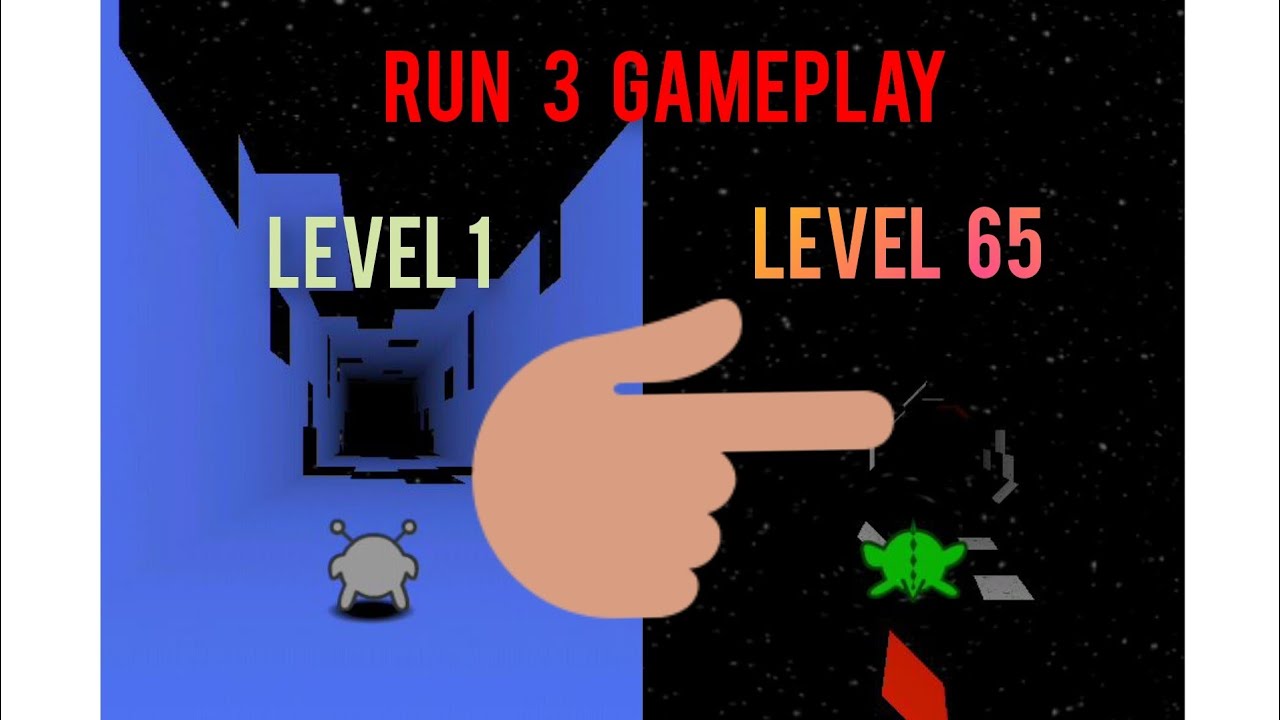 Run 3 Gameplay Level 1 - 65 - YouTube