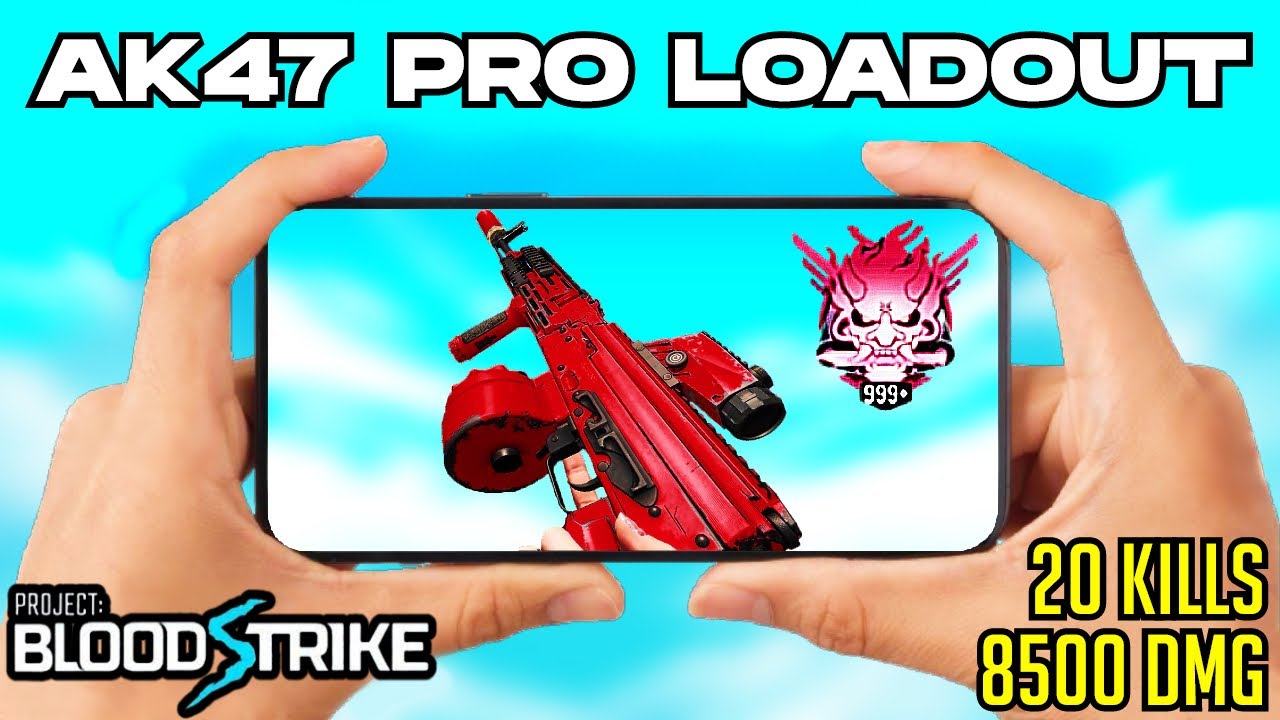 BLOODSTRIKE AK47 CLOSE RANGE LOADOUT LEGEND RANK PRO HANDCAM GAMEPLAY ...