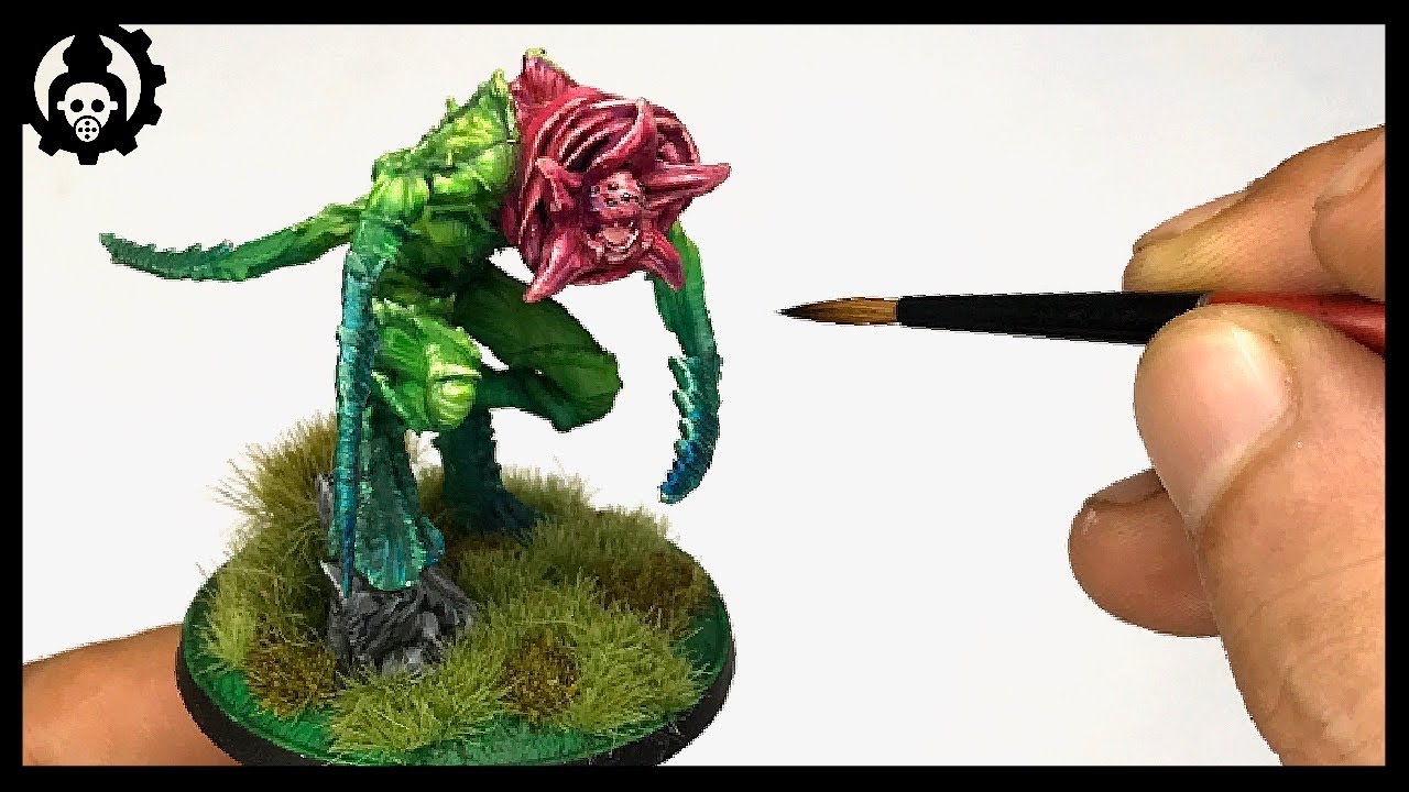 HOW to GLAZE Miniatures using Fluorescent Paints | 3D printed MINI ...