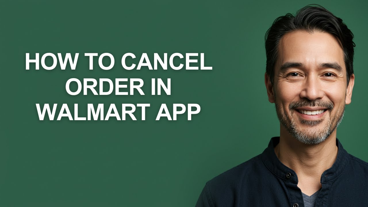How To Cancel Order In Walmart App - KevinHowTo - YouTube