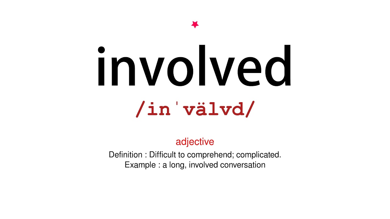 How to pronounce involved - Vocab Today - YouTube