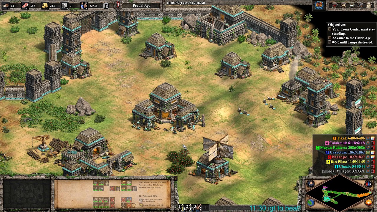 AoE2 DE - Dos Pilas - 11:06 - YouTube