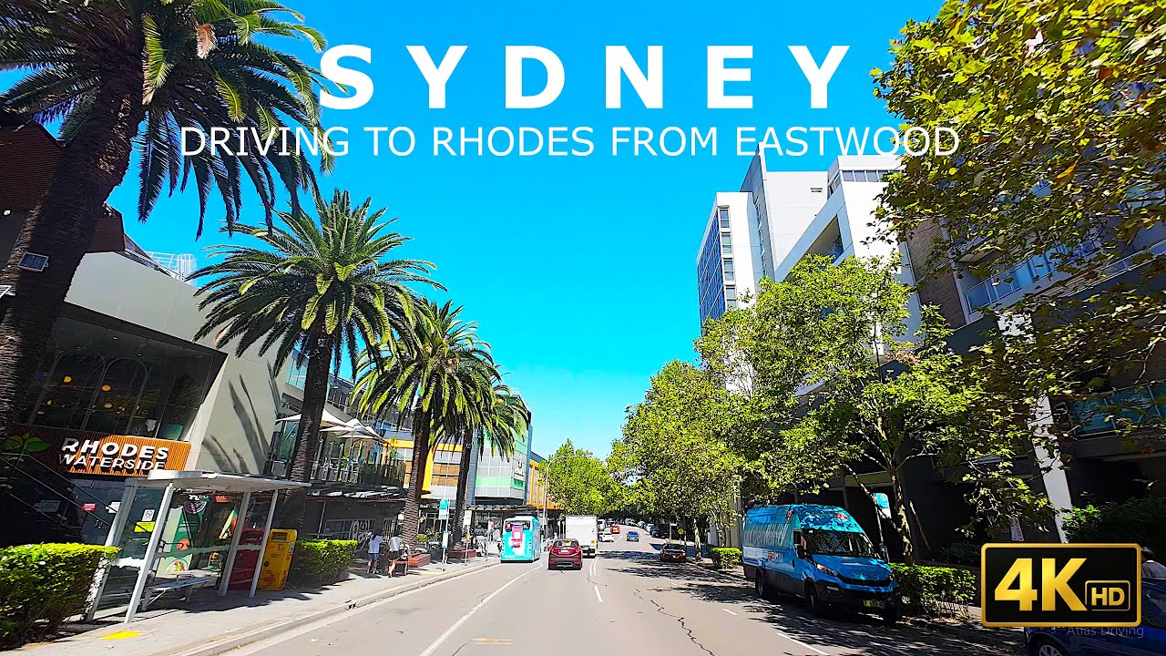 🚗 Eastwood to Rhodes Drive | POV Driving Tour | Sydney Suburbs | 4K ...