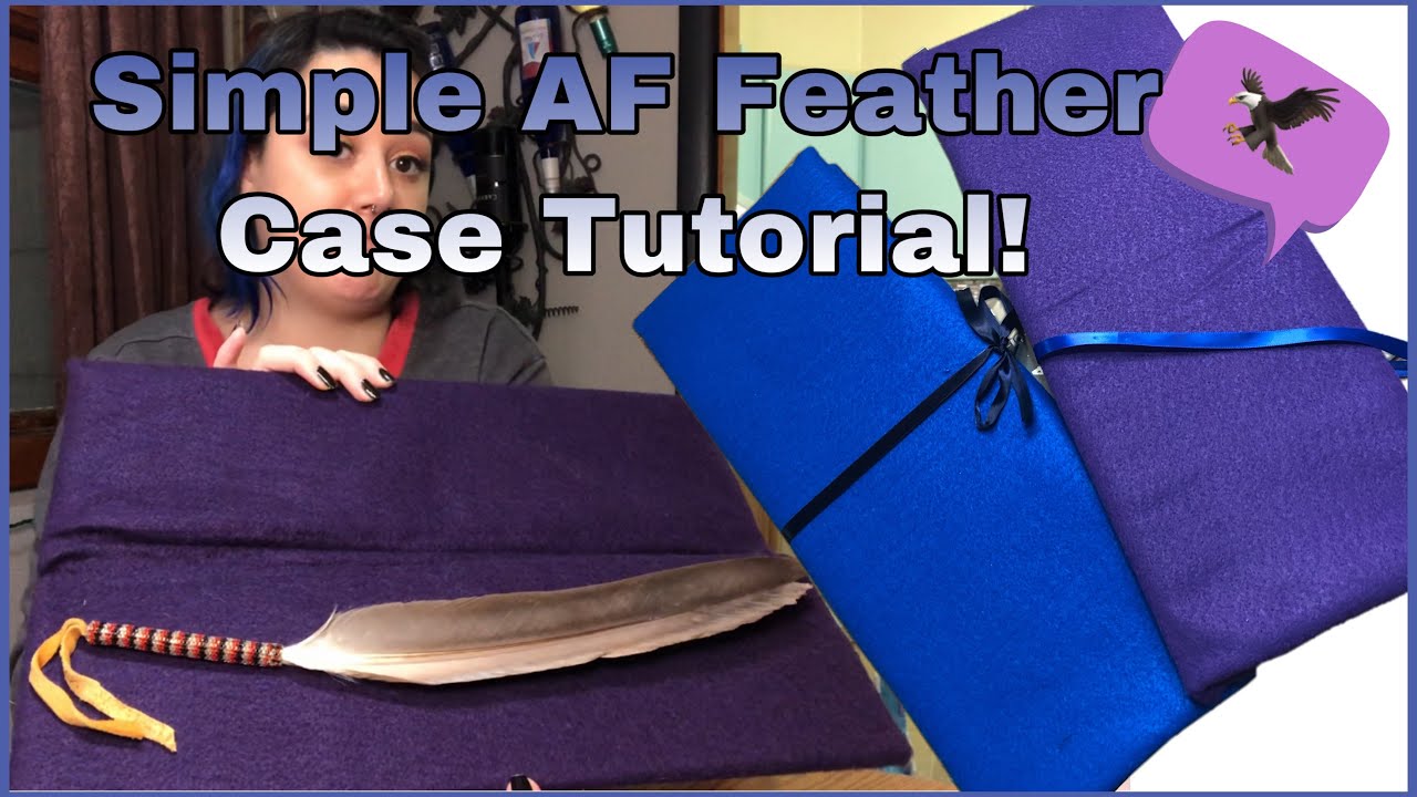 Simple AF FEATHER CASE Tutorial! - YouTube