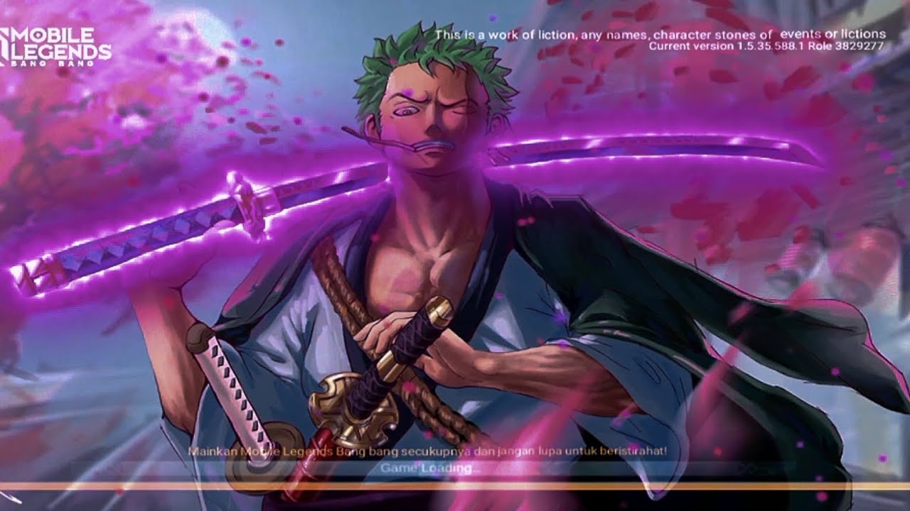 ZORO INTRO IN MLBB - YouTube