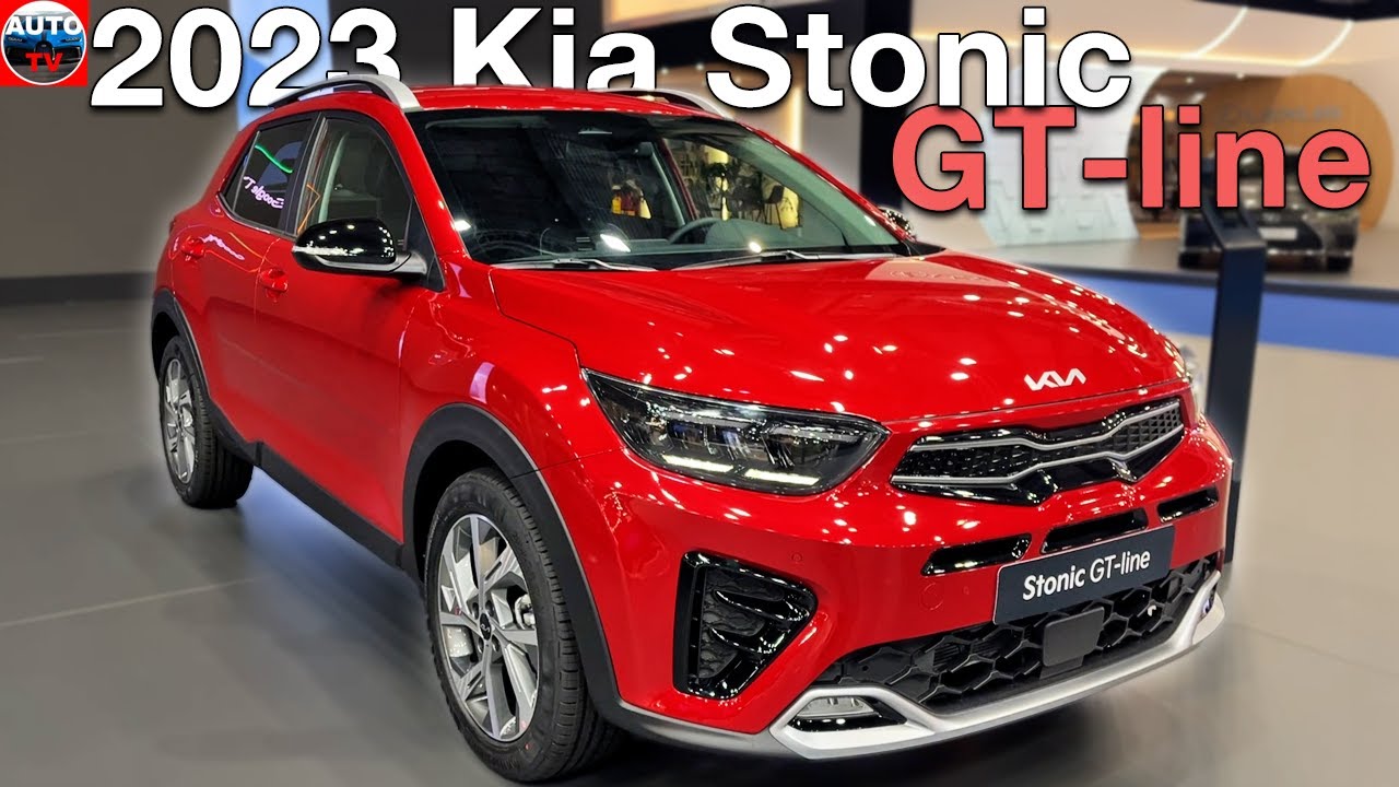 NEW 2023 Kia Stonic GT-Line - Visual REVIEW, practicality, interior ...