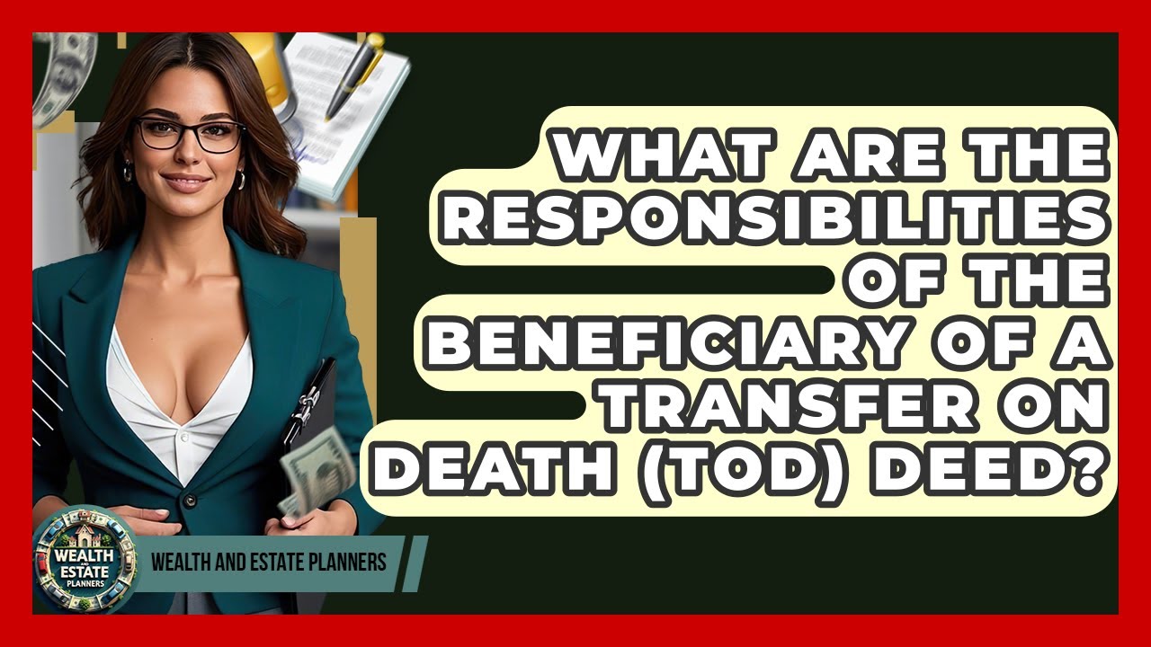 What Are The Responsibilities Of The Beneficiary Of A Transfer On Death ...