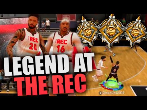Legend Rep At The Rec! Crazy Game With A 99 Overall BP Build! NBA 2K20 ...
