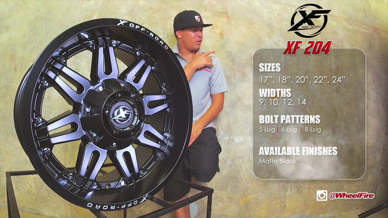 XF Offroad Wheels XF 204 - Wheelfire - YouTube