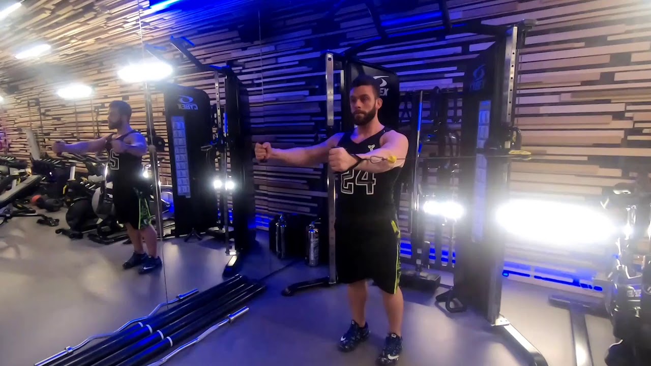 Fly, One Arm Chest Fly Cable - YouTube