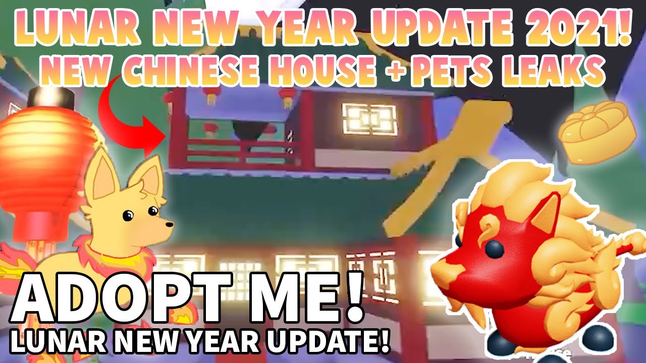 *NEW* ADOPT ME LUNAR NEW YEAR 2021 UPDATE! NEW CHINESE HOUSE +PETS ...