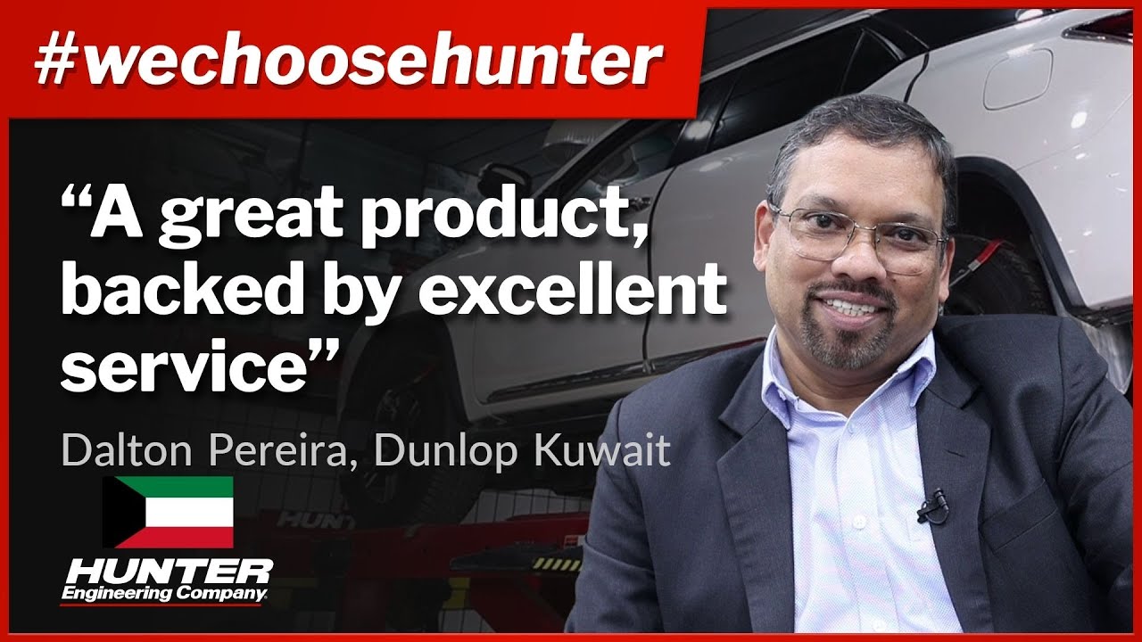 For Kuwait’s Dunlop Tire Centers, Hunter Revolution™ is “crème de la ...