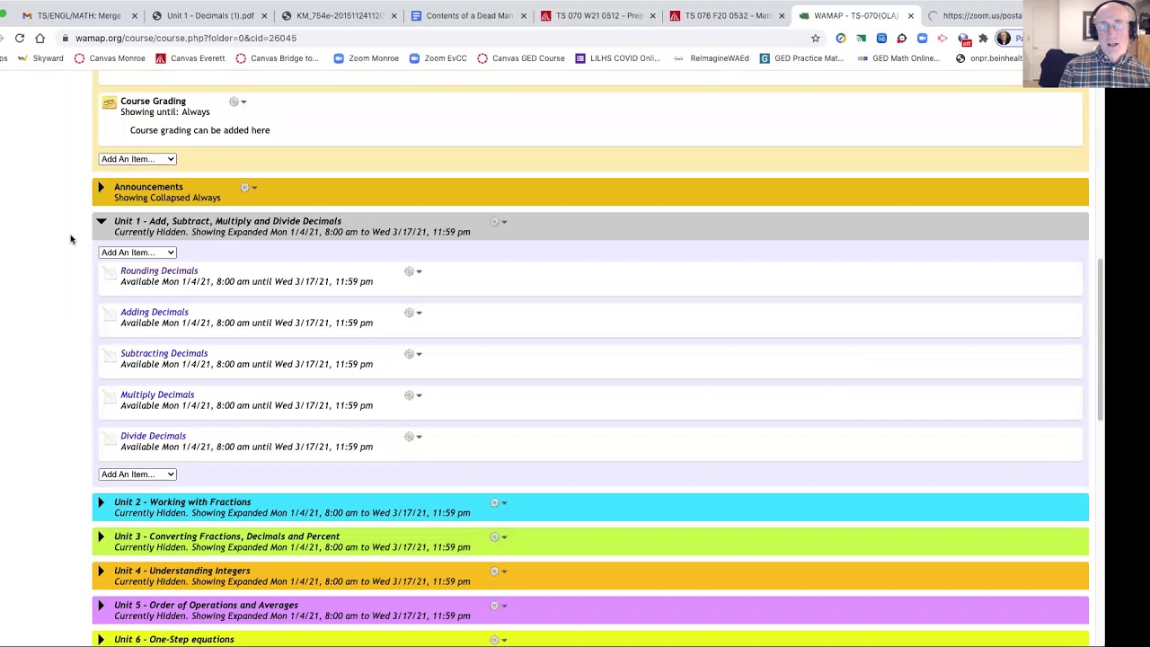 WAMAP Math 70 - YouTube