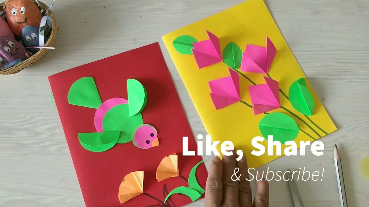 Paper Craft | Greeting Cards | Craft for Kids - YouTube