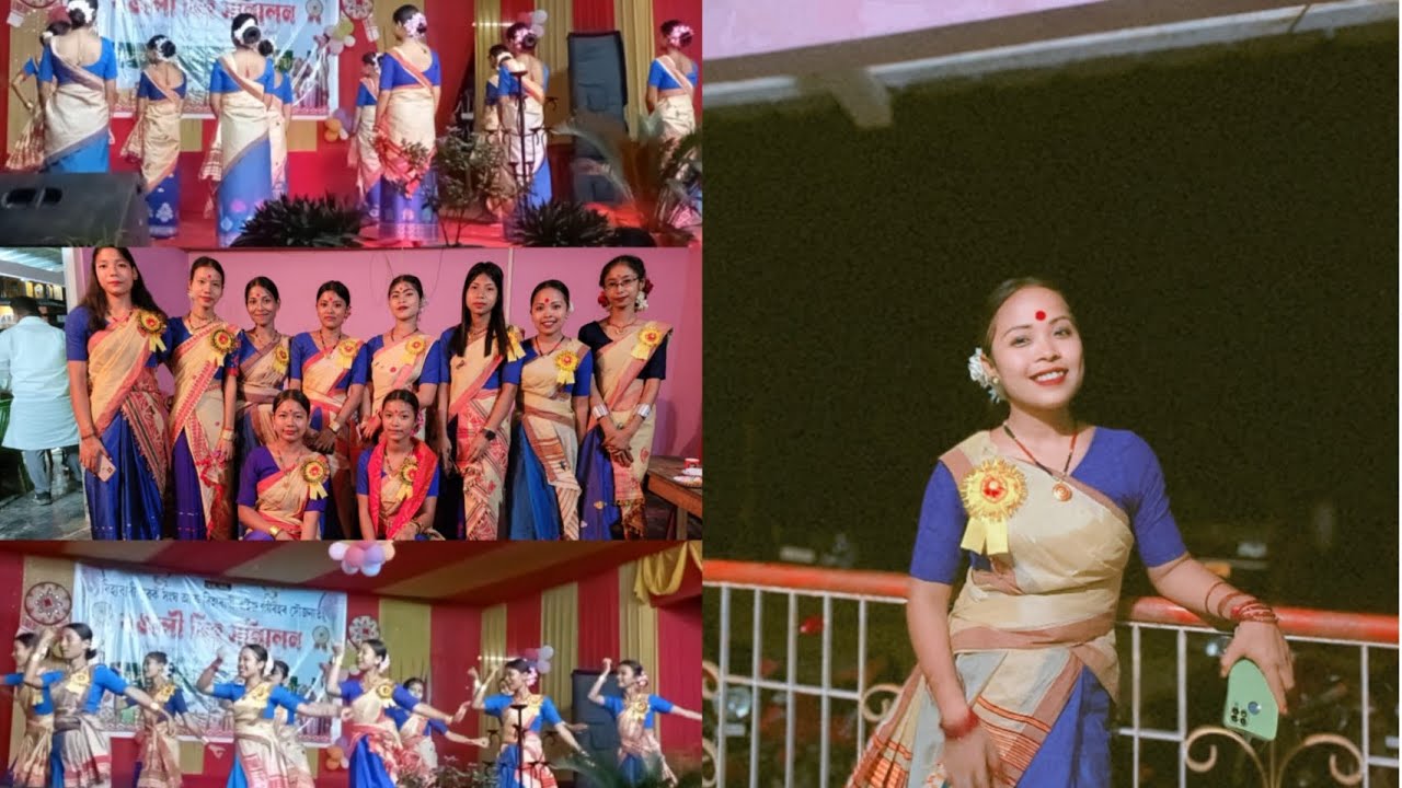 Ritoya|dance performance by ten beautiful girls| Assamese song|Rumi ...