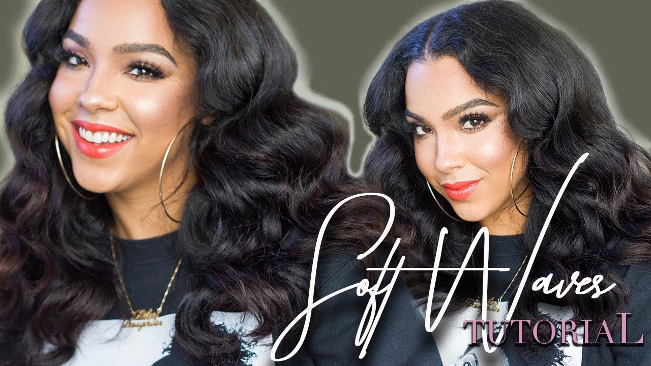 EASY Soft and Bouncy Waves Hair Tutorial | Step By Step - YouTube