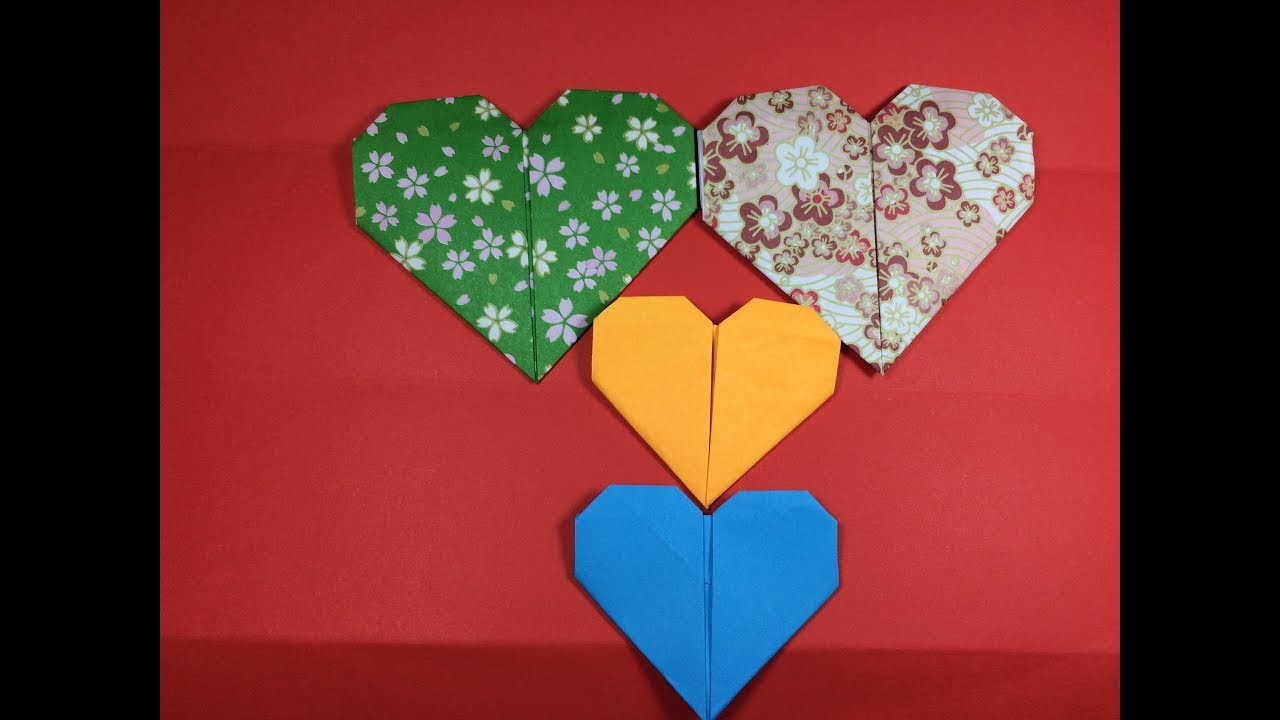 The O : 💌 How to make easy origami hart paper ️ Hart origami🌸2018 - YouTube