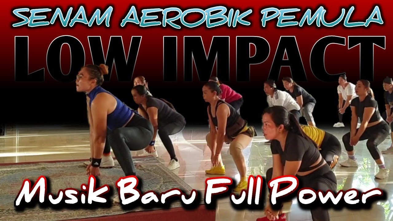 Senam aerobik pemula Full Power | Low Impact Gerakan simple Terbaru ...