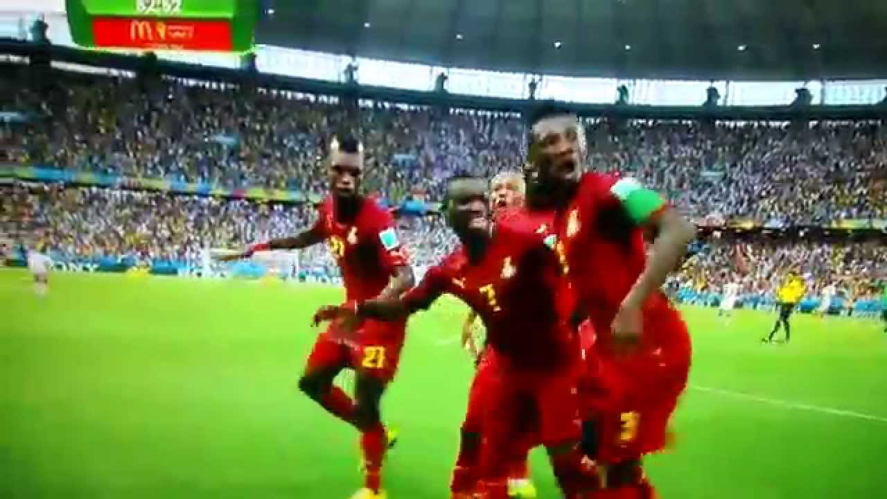 Ghana Goal Celebration vs Germany World Cup 2014 - YouTube