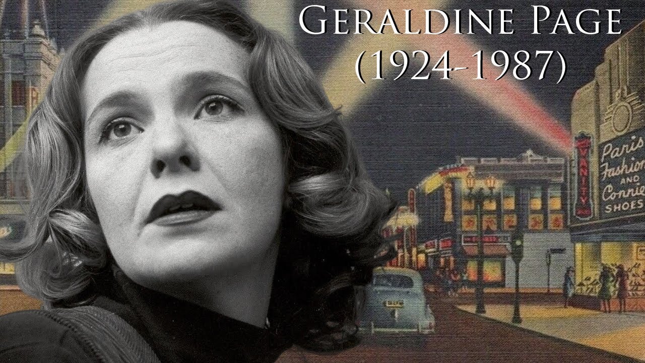 Geraldine Page (1924-1987) - YouTube