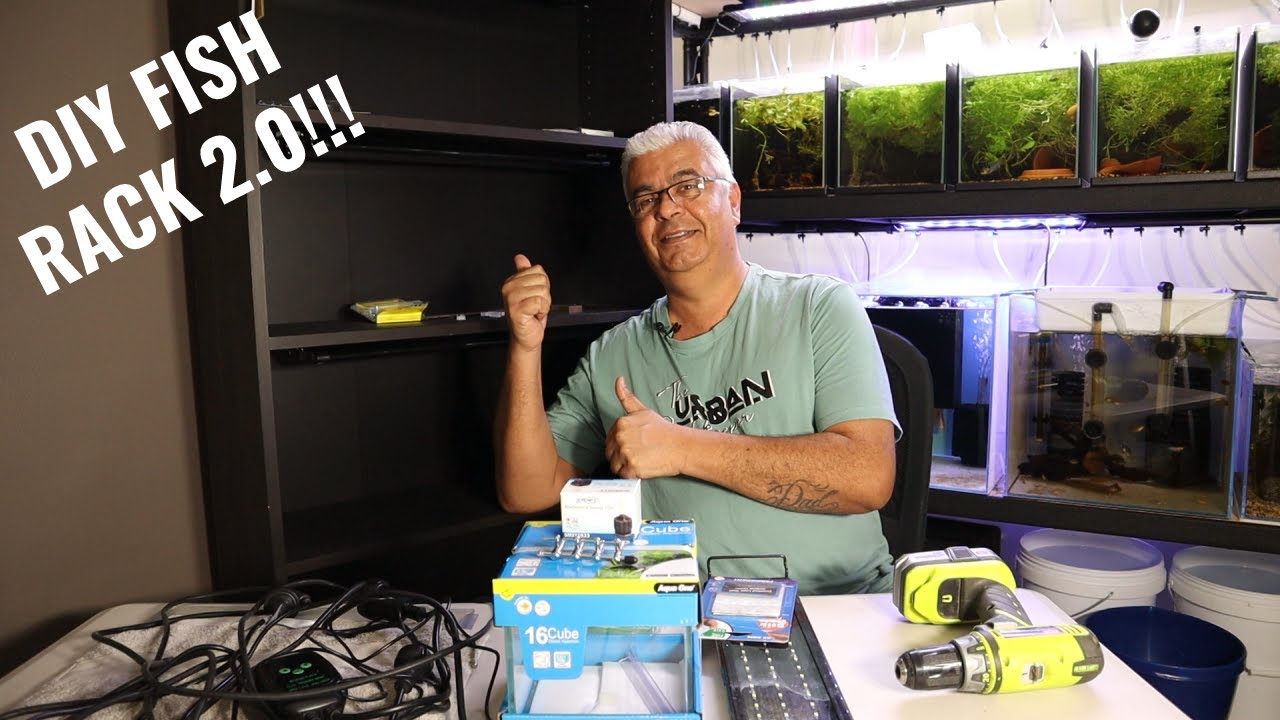 How to build the DIY fish rack 2.0 Part 1 - YouTube