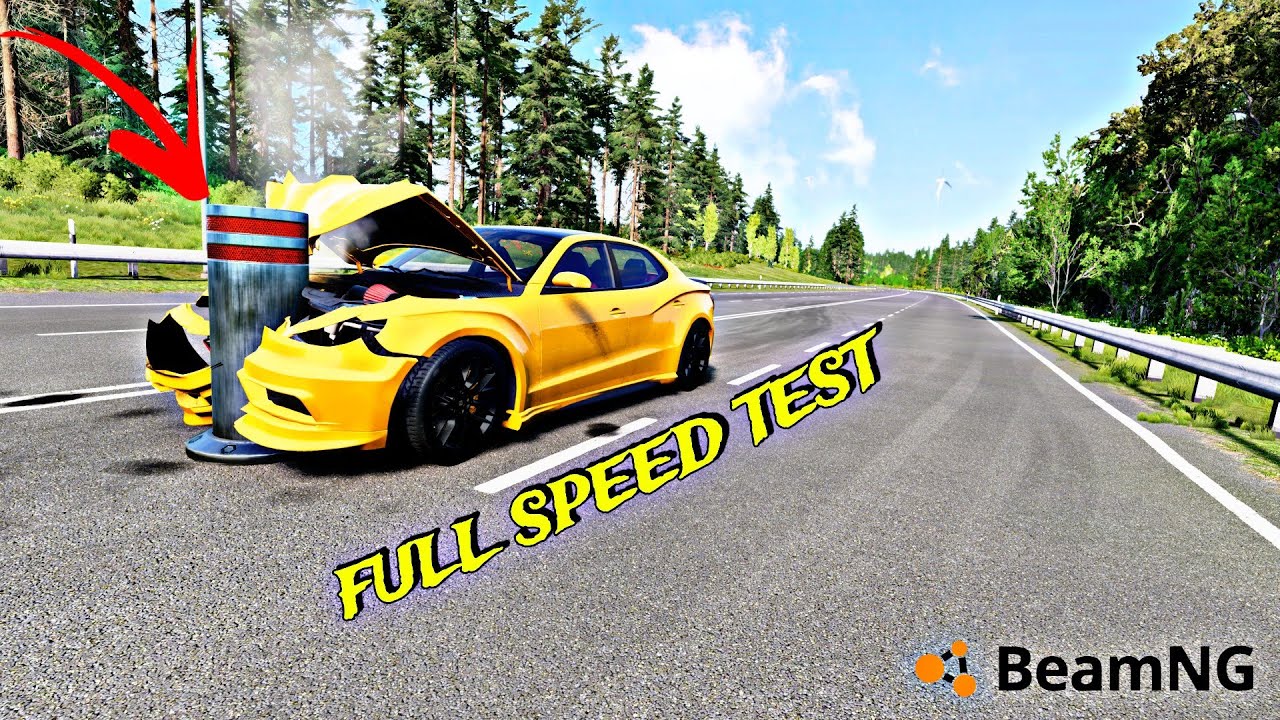 Full speed car damage test BeamNG drive full HD gameplay watch full ...