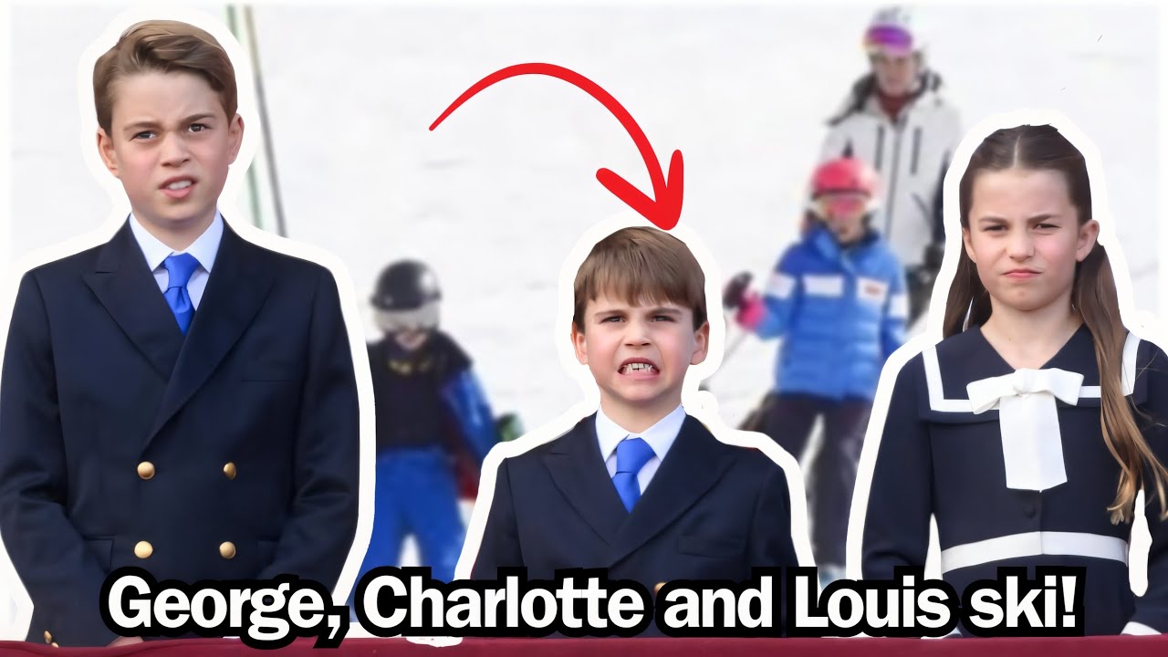 Prince George, Princess Charlotte and Prince Louis SPOTTED Skiing in ...