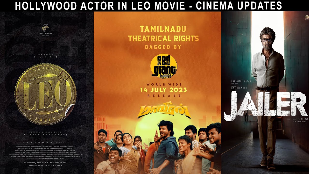 Official : LEO First Look Poster | hollywood actor on board In LEO ...