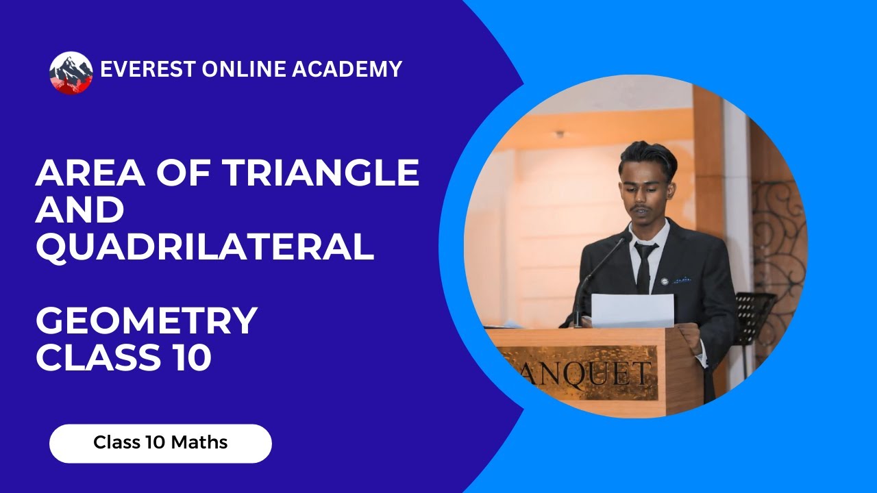 Area Of Triangle And Quadrilateral | Class 10 | Maths | Geometry ...