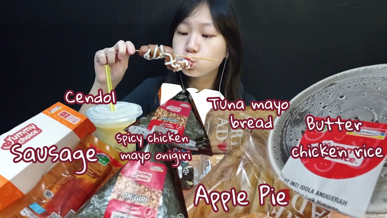 ASMR eating | minimarket foods - YouTube