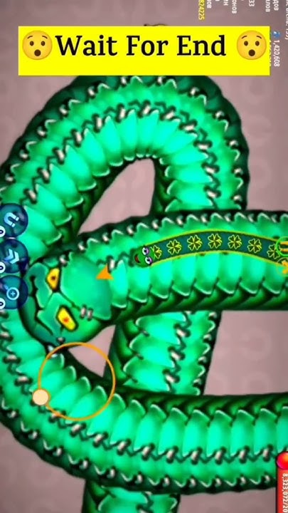 Worms Zone Io 🐍 Game | Big Snake Vs Small Snake | Biggest Slither Snake #magicgameplay # ...
