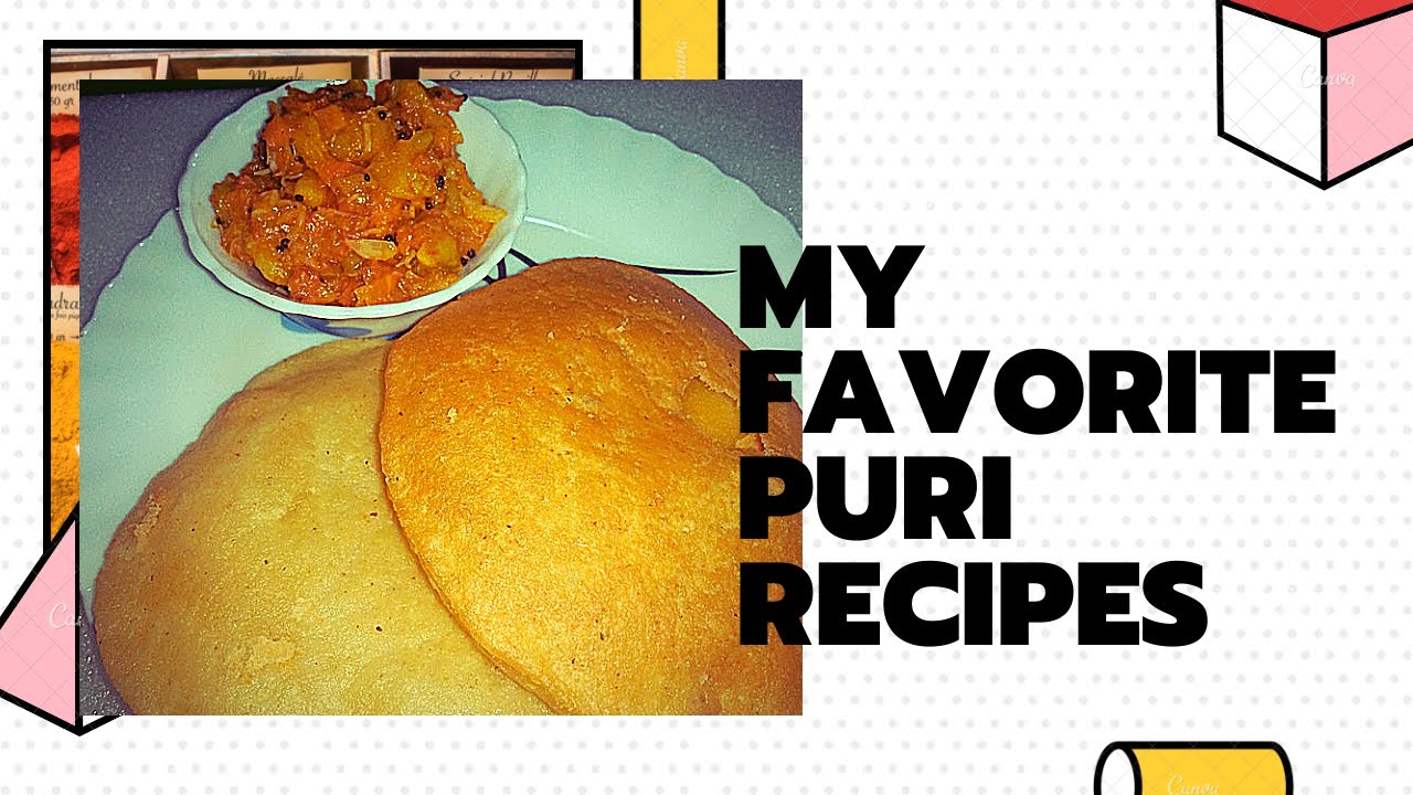 RAVA PURI | SOOJI POORI|PURI | Indian breakfast | 38TH VIDEO - YouTube
