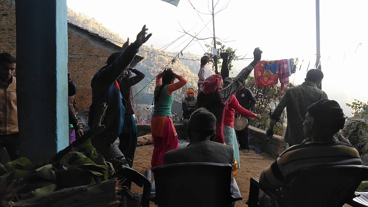 Dev nritya ll dev poojan Mandan ll with shivcharan das ll Uttarakhand ...