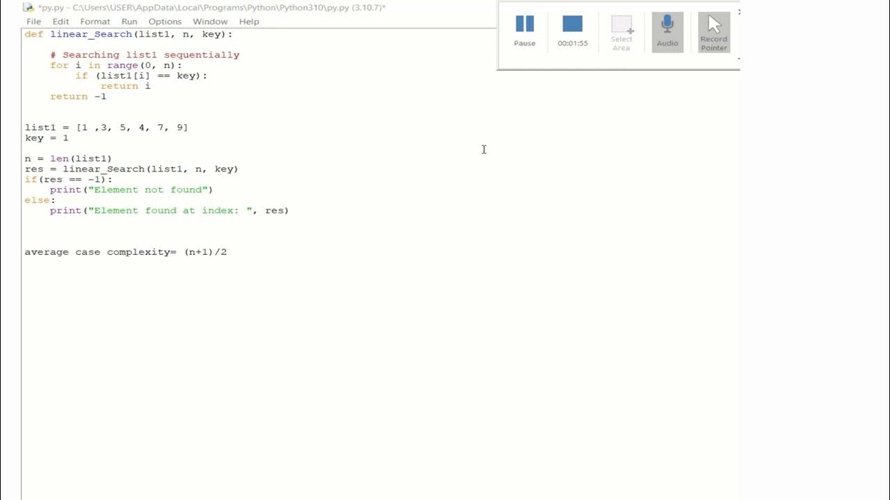 Worst case, Average case and Best case analysis of an algorithm - YouTube