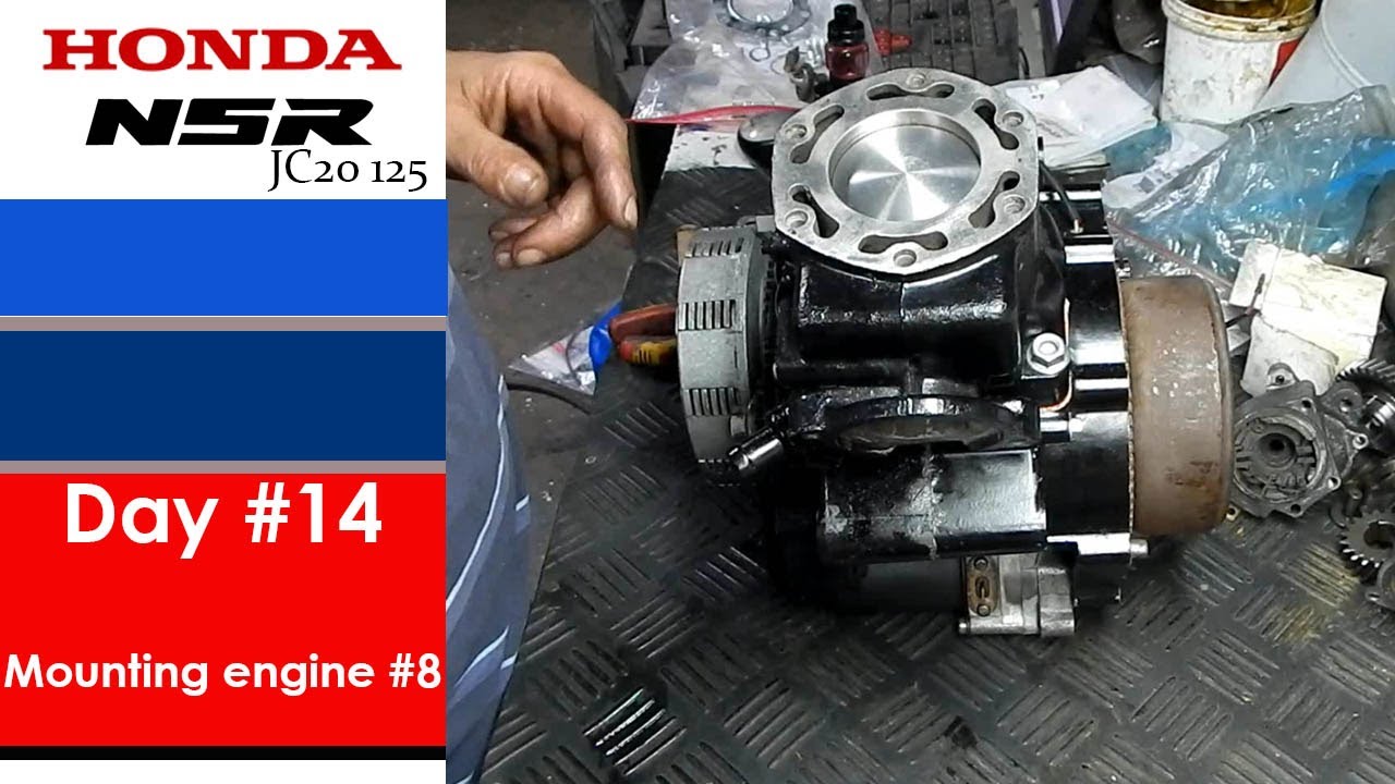 Honda NSR 125 R - Part #14 (Mounting engine #8) - YouTube