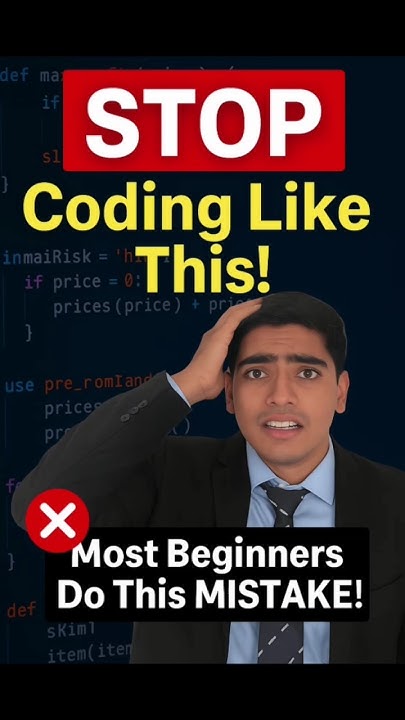 STOP Coding Like This! 💻 | Most Beginners Make This MISTAKE! #coding - YouTube