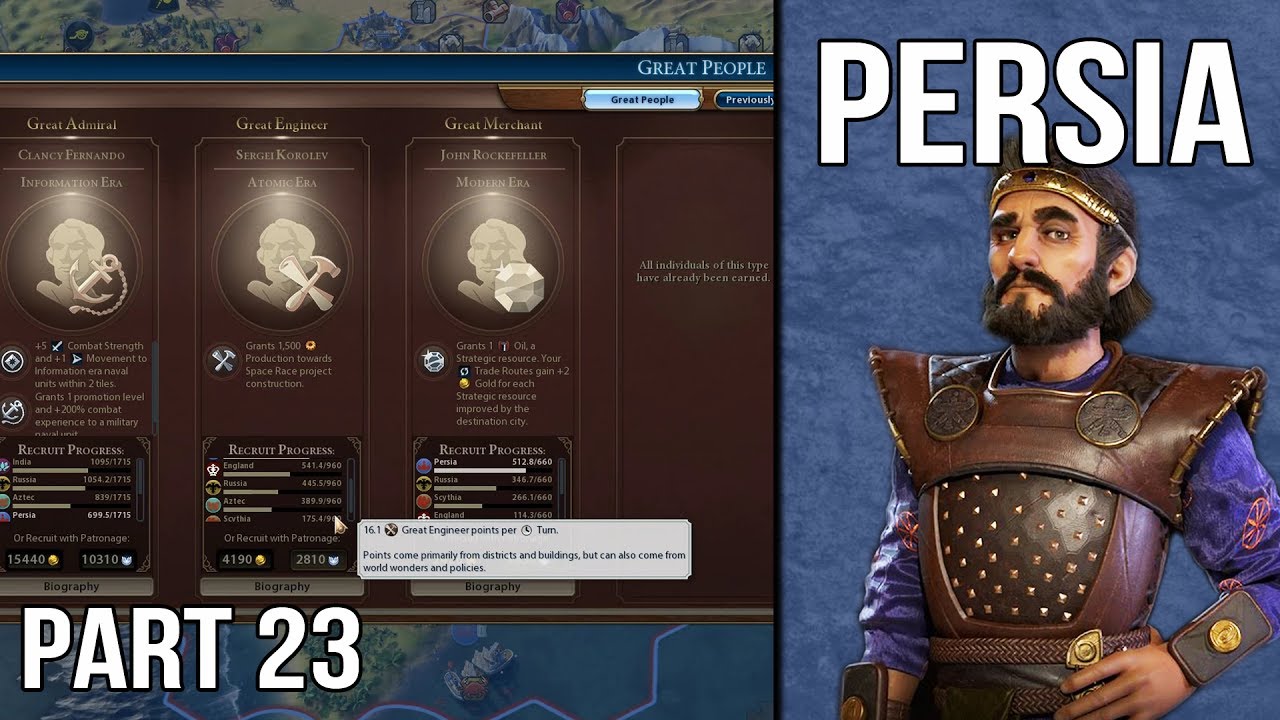 Let's Play Civilization 6 Persia Gameplay (1440p) - Part 23: A New Plan ...