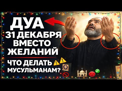 31 декабря в ИСЛАМЕ - ДУА вместо ЖЕЛАНИЙ: что делать МУСУЛЬМАНАМ? #мусульмане #новыйгод